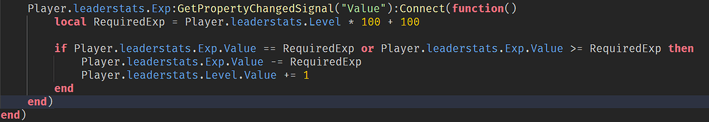 My Level System Used to Work But No Longer Does - Scripting Support - Developer Forum | Roblox