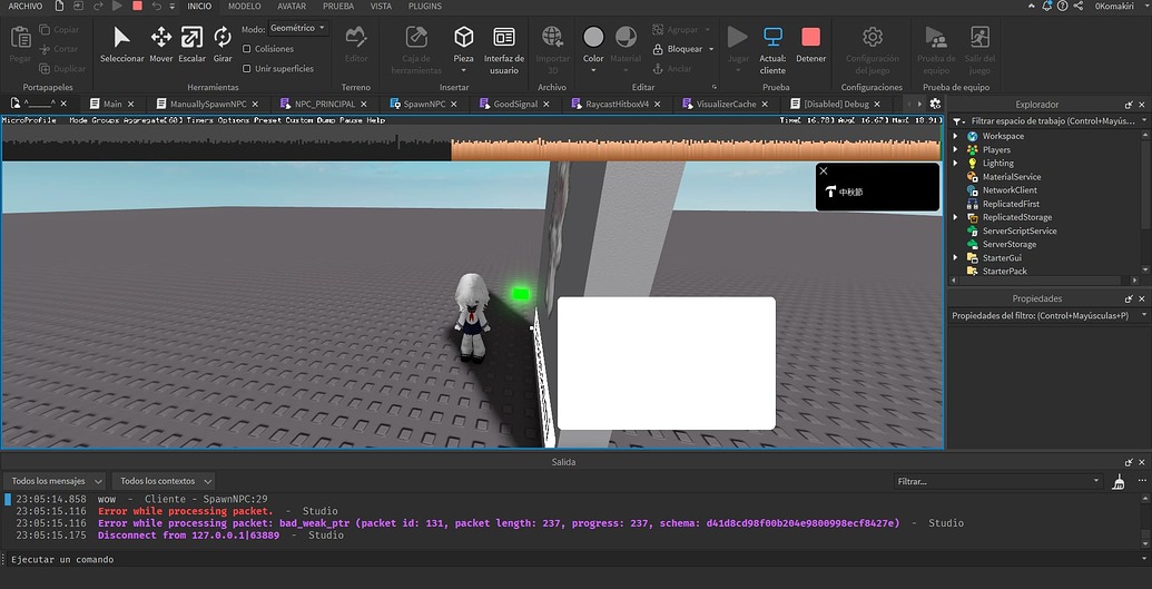 Error while processing packet - Platform Usage Support - Developer Forum | Roblox