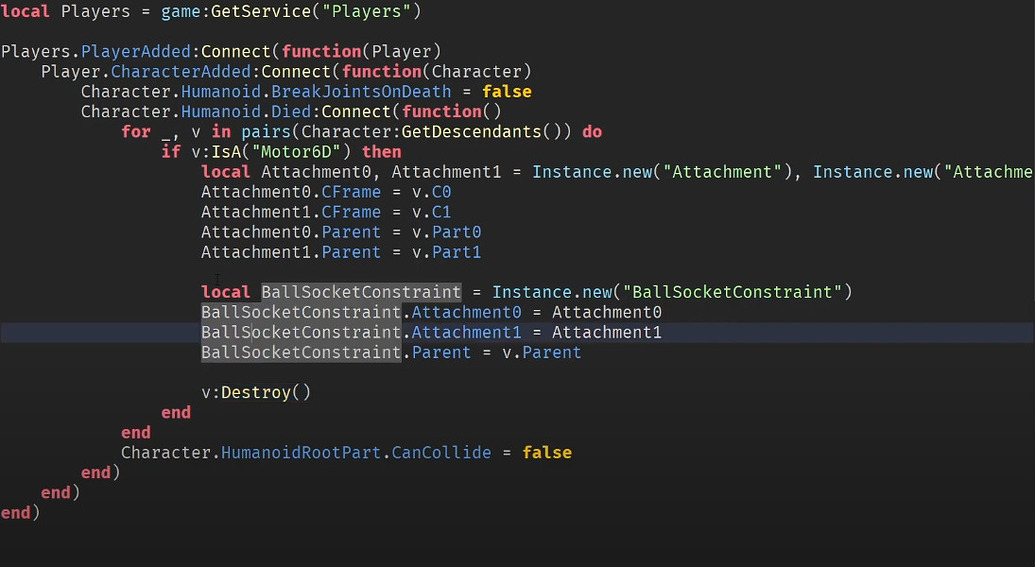 What is wrong with my ragdoll on death script? - Page 3 - Scripting ...