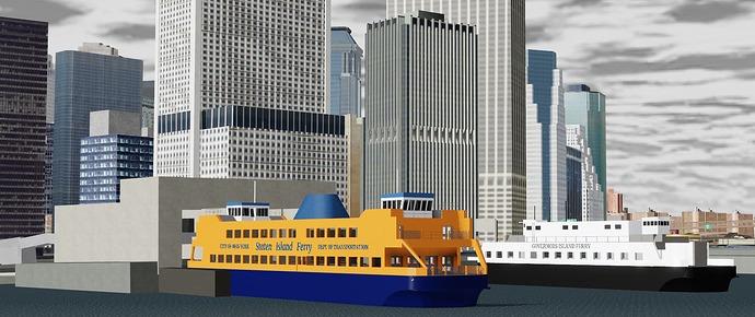 Feedback on my 3 NYC ferries/boats - Creations Feedback - Developer ...