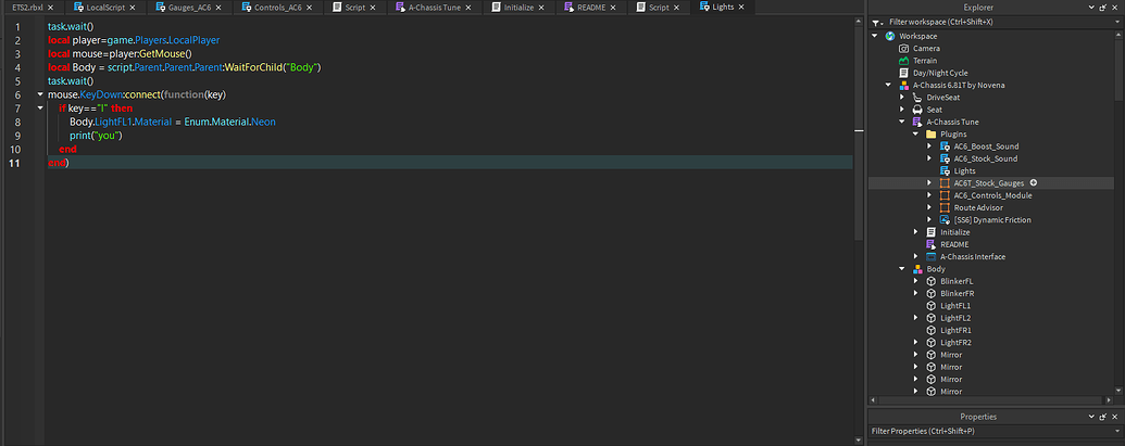 Attempt to index nil with a part - Scripting Support - Developer Forum ...