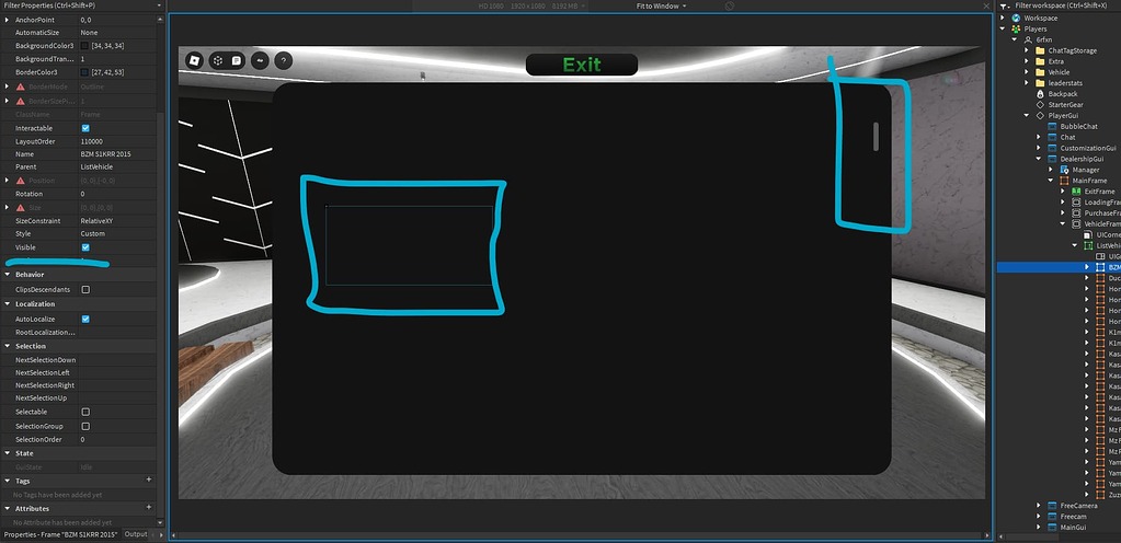 Frame doesn't appear? - Art Design Support - Developer Forum | Roblox