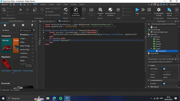 Your purchase failed because something went wrong error - Scripting ...