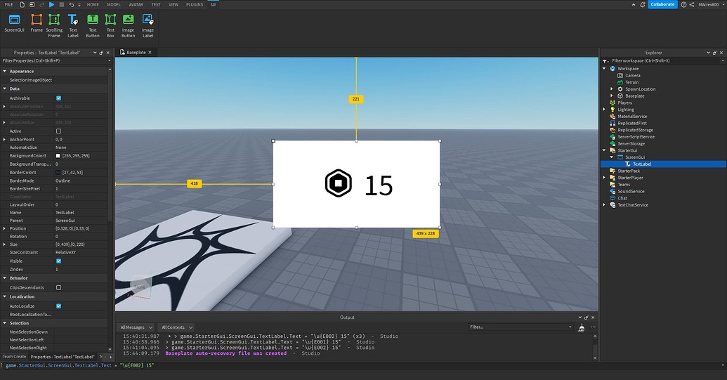 Robux Icon not working - Scripting Support - Developer Forum | Roblox