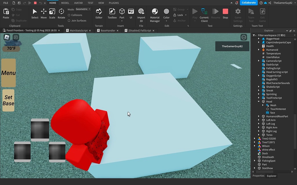 Shadows do not appear for the client, but they do for the server and studio - Building Support ...