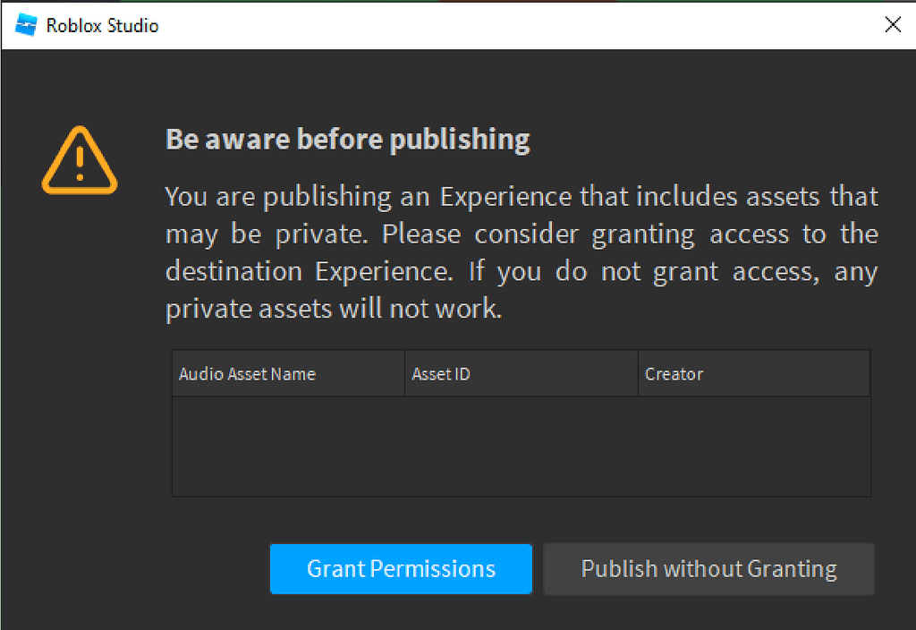 "Grant permissions" screen doesn't pop up anymore? - Platform Usage ...