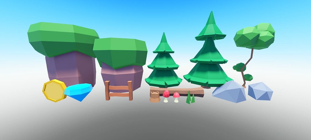 Low-Poly Asset Pack V1 - Community Resources - Developer Forum | Roblox
