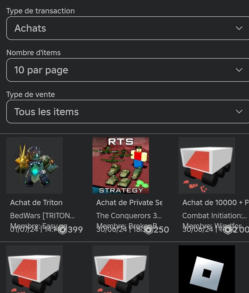 Getting no sales and robux from bugged bundles - Purchasing Bugs ...