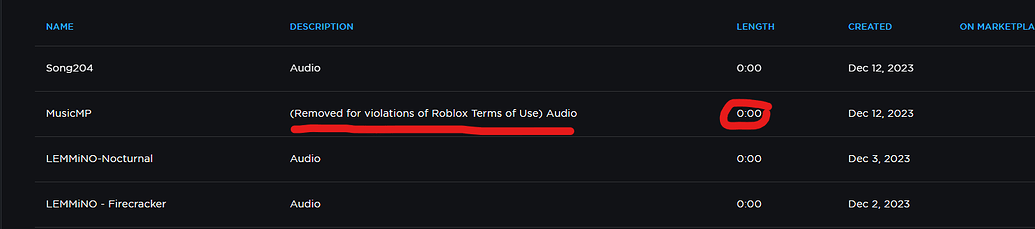 Audio Upload Length 0 - Website Bugs - Developer Forum | Roblox