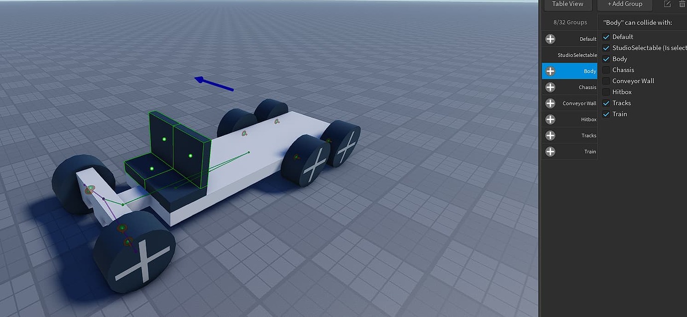 Truck chassis having a hard time accelerating and the last 2 rear wheels spin oddly - Scripting ...