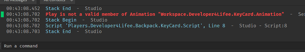 Why is my animation not playing? - Scripting Support - Developer Forum | Roblox