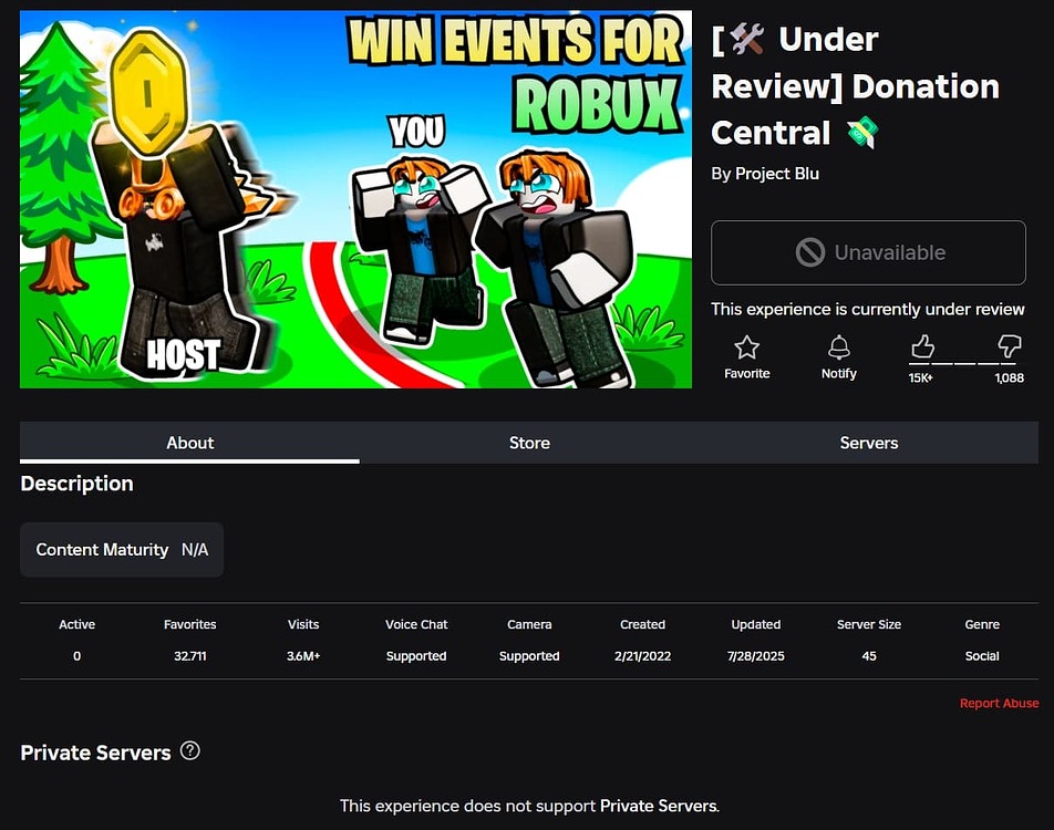 Roblox AI Moderation Is Falsely Banning Legitimate Games for "Spam ...