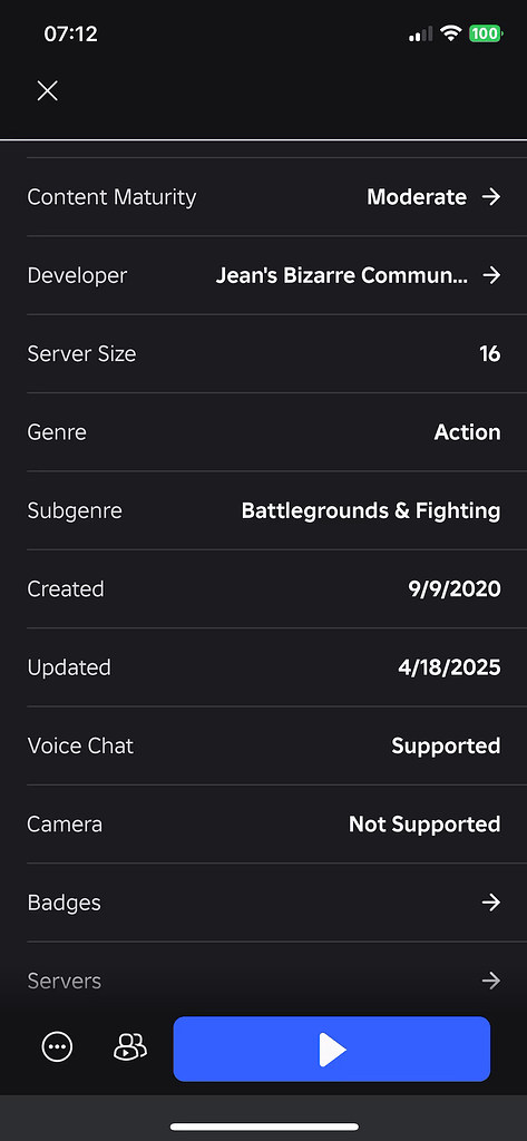 Mobile - certain group names are flickering - Roblox Application and Website Bugs - Developer ...