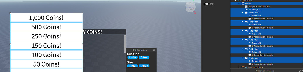 Scrolling Frame Scaling - Platform Usage Support - Developer Forum | Roblox