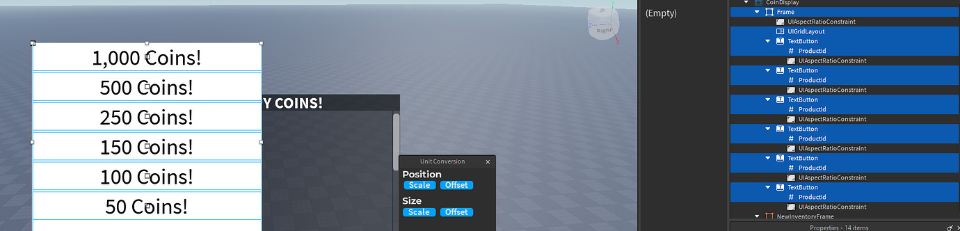 Scrolling Frame Scaling - Platform Usage Support - Developer Forum | Roblox