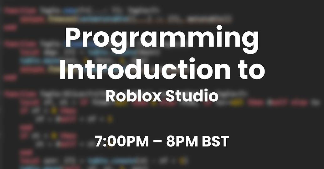 Programming Introduction to Roblox Studio - Community Events - Developer Forum | Roblox