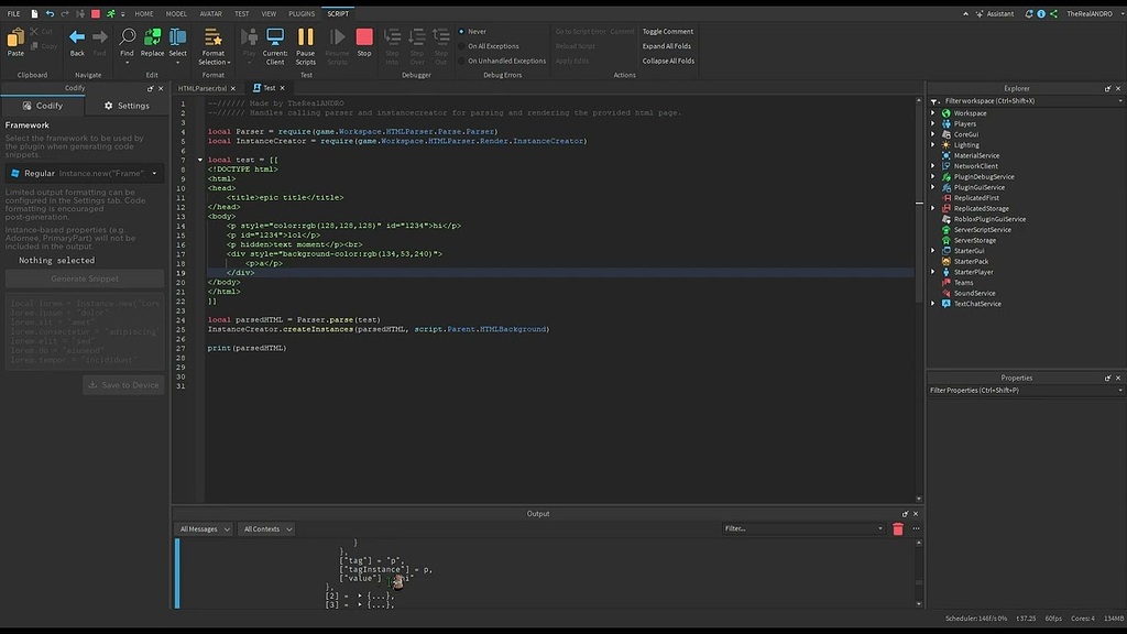 HTML Parsing System and Rendering - Creations Feedback - Developer Forum | Roblox