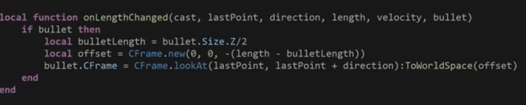 Fastcast bullet offsetting - Creations Feedback - Developer Forum | Roblox