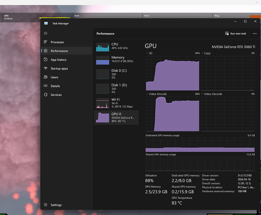 Insane gpu utulization issue when camera is inside or player is near ...