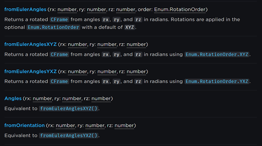 Trying to set a parts rotation puts the original Z, in the Y spot? - Scripting Support ...