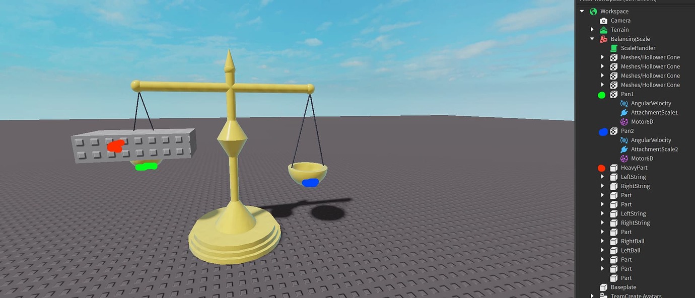 How would I Make a Balancing Scale System - Scripting Support - Developer Forum | Roblox