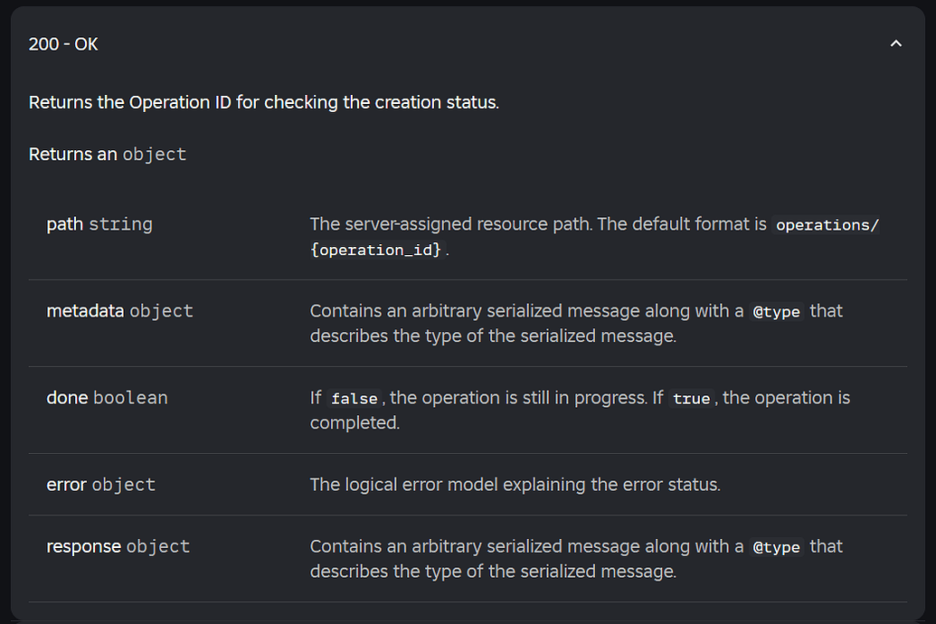 Open Cloud error reponses are inconsistent and the documentation is incorrect and lacking ...