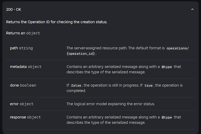 Open Cloud error reponses are inconsistent and the documentation is incorrect and lacking ...
