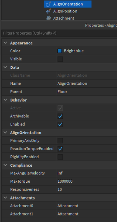 Major server-client desync with AlignPosition and AlignOrientation objects - Scripting Support ...