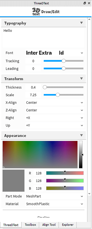 ThreeDText Plugin: Generate 3D text quickly! - Community Resources ...