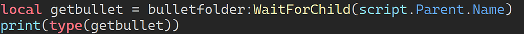 WaitForChild to search a "part" or "BasePart" is detected as "Instance" not "Part" nor "BasePart ...