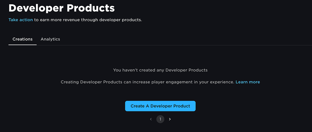 Dev Product has a null product ID, completely breaks the dev products ...
