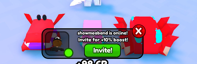 invite button