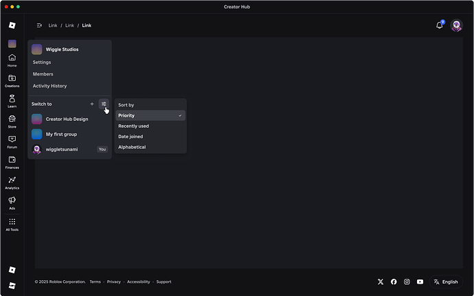 Introducing a New Navigation for Creator Hub - Announcements ...