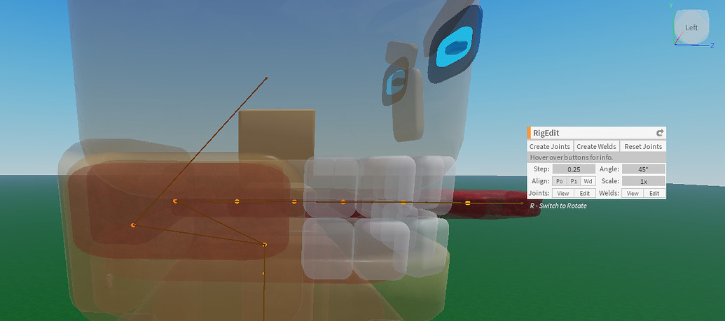 Moon Animator Custom Rig Limb Wont Rotate/Move - Building Support - Developer Forum | Roblox