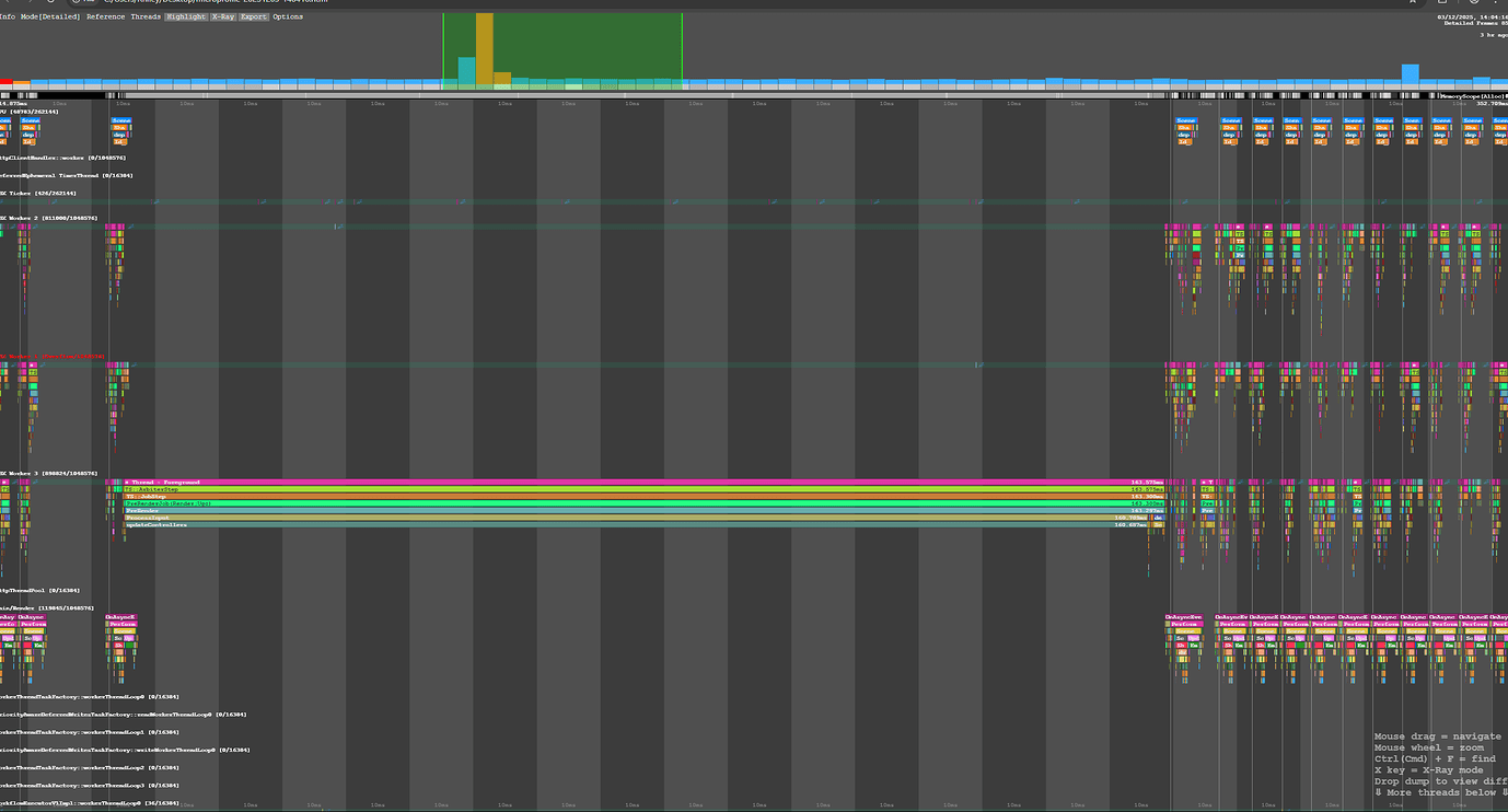 Massive frame spikes regularly under PreRender/UpdateInput/updateControllers - Engine Bugs ...