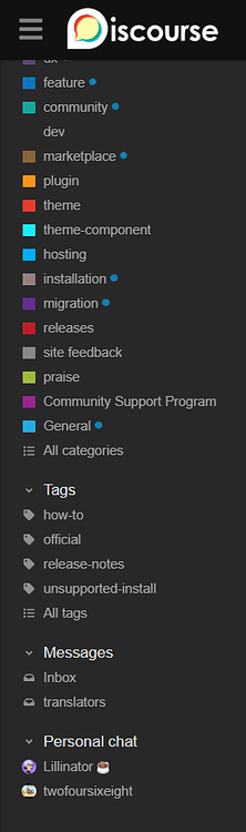 Enable the Discourse sidebar - Forum Features - Developer Forum | Roblox