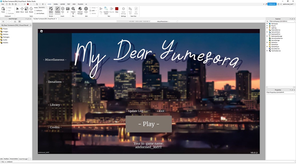 Roblox Visual Novel Concept - Early Access Studio & Other Screenshots ...
