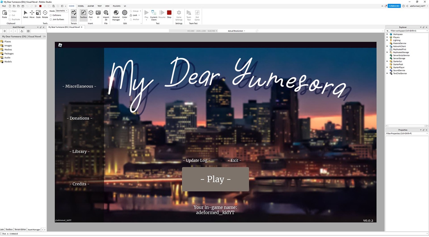 Roblox Visual Novel Concept - Early Access Studio & Other Screenshots ...