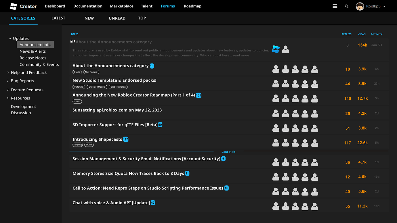 Feedback On Devforum Ui Redesign Creations Feedback Developer