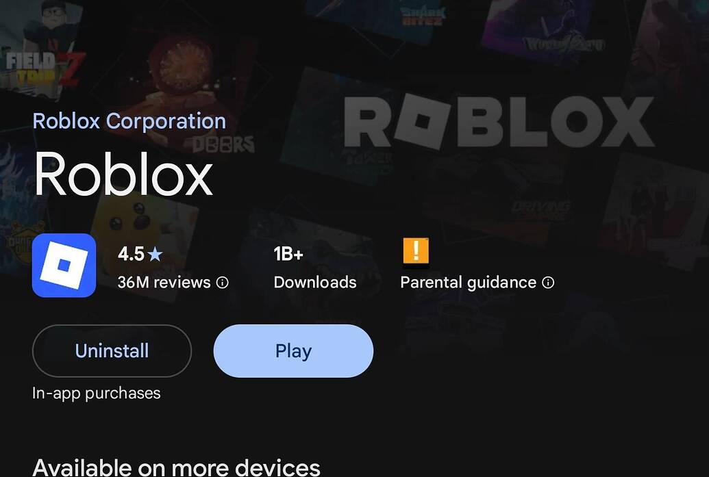 Roblox Android app shows upgrade prompt despite being fully up-to-date ...