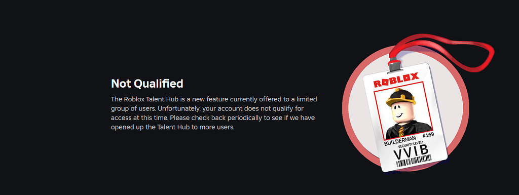 Used talent hub a lot, now I am not qualified - Platform Usage Support ...