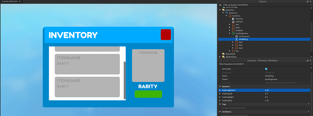 Scrollingframe Cutting Off Last Elements Inside Of It Art Design