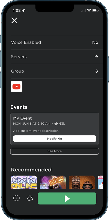 Events platform [Full release] - Announcements - Developer Forum | Roblox
