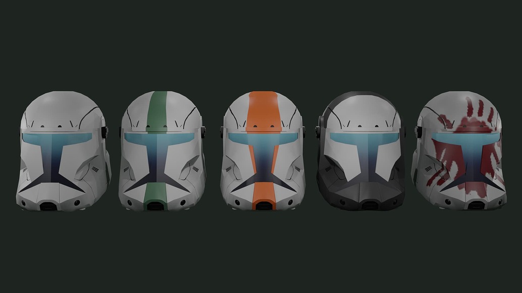 Star Wars Republic Commando Helmet Models - Creations Feedback ...