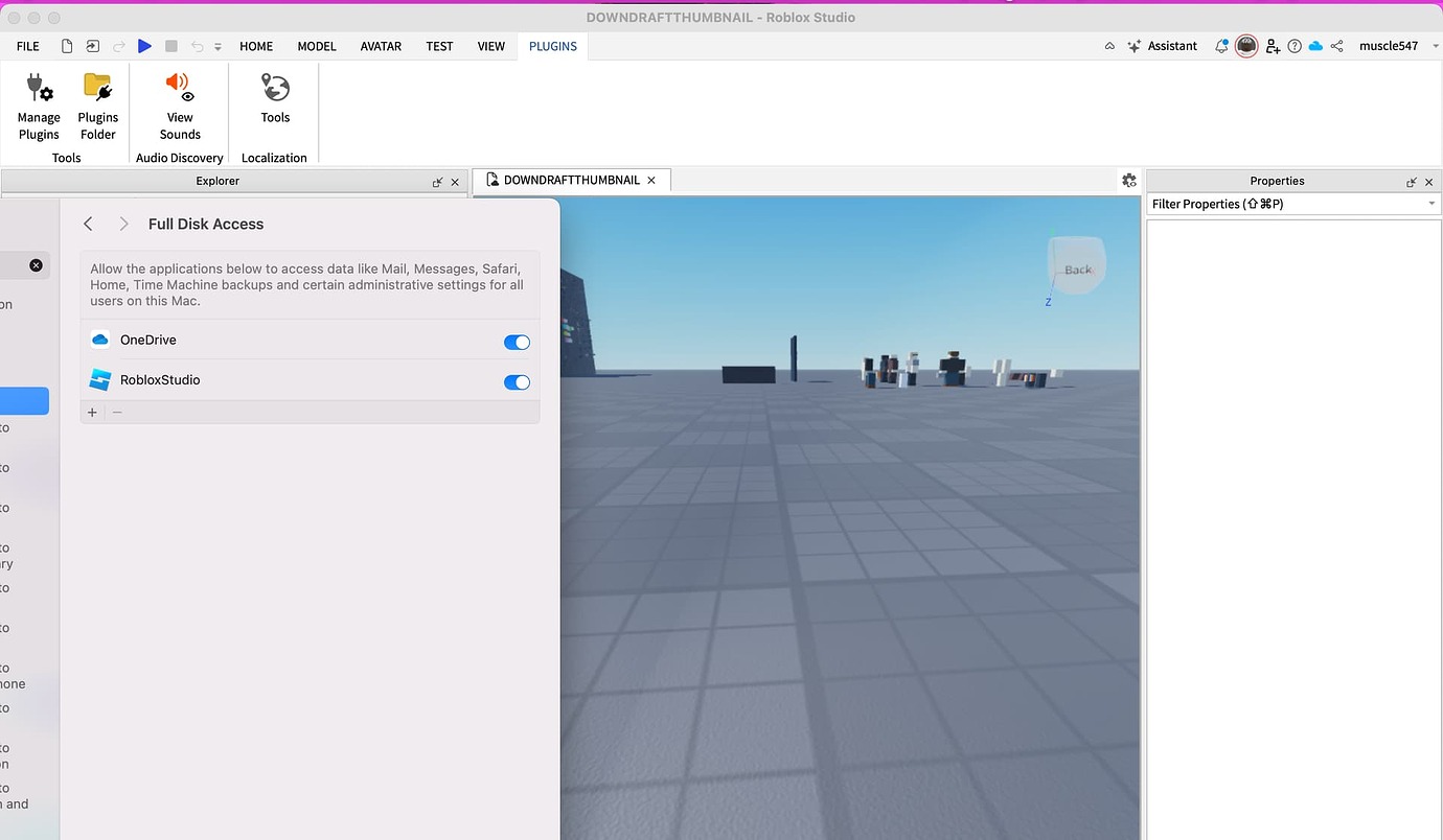 Plugins aren't showing? - Platform Usage Support - Developer Forum | Roblox