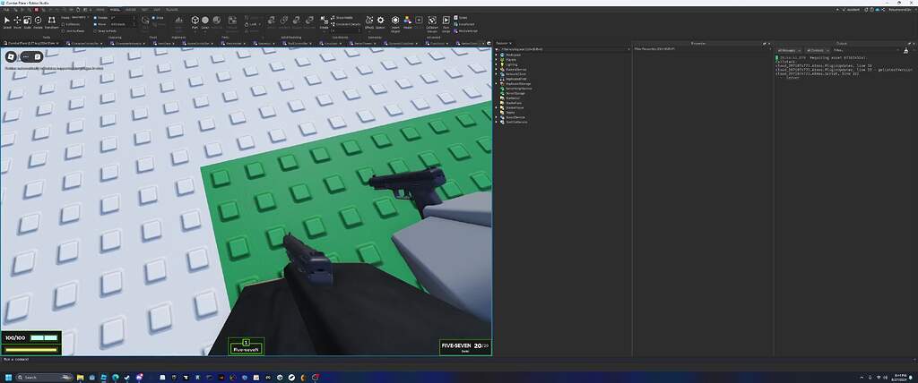 How can I rotate a tool around the torso without it shifting position? - Scripting Support ...