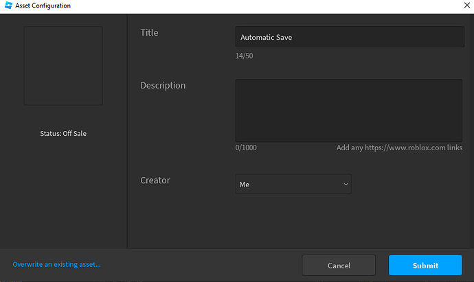 Asset publish/overwrite buttons not showing - Platform Usage Support ... Asset publish/overwrite buttons not showing - Platform Usage Support ...