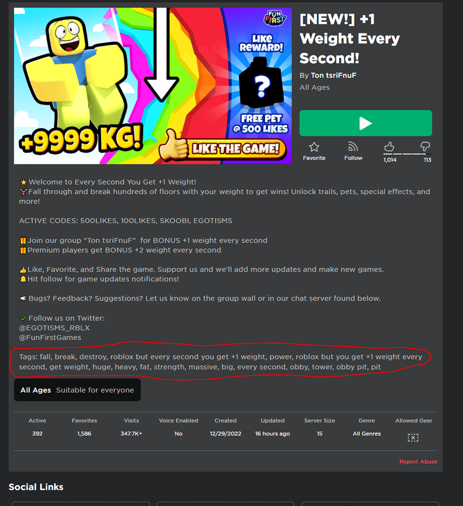 Search bar does not show game despite released but duplicate fake teleport game created 2 days ...