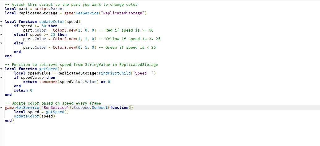 Set Colour Based On Stringvalue Scripting Support Developer Forum 1443