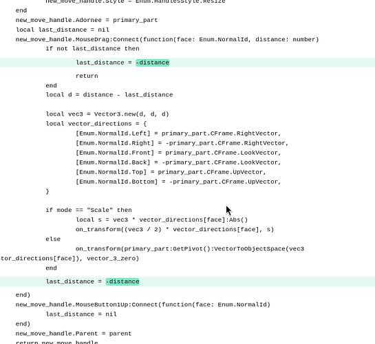 Handles are moving Accessory in the wrong direction - Scripting Support ...